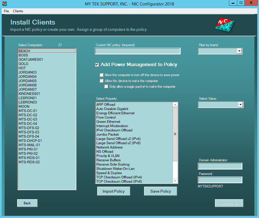 NIC Configurator 2023 | Installation and Usage